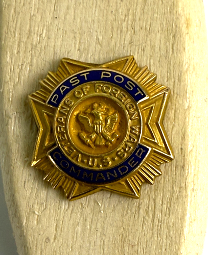 VFW Past Post Commander Veterans Of Foreign War 1/20 10k GF Gold LGB ...