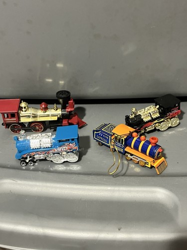 Vintage Hot Wheels Railroad Lot 4 Trains Lionel Steam Engine Rail ...