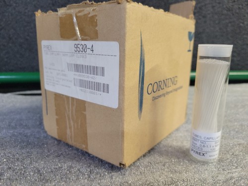 Corning 9530-4 Pyrex Capillary Melting Point Tube, One End Open, 90mm ...