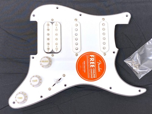 Fender Squier HSS LOADED PICKGUARD Fat Strat Humbucker Pickup Set w ...