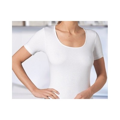 OFFERTA Maglia Intima donna girocollo manica corta caldo cotone ...