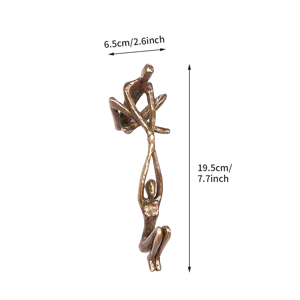 Home Decor Office Valentine's Day Man Lifting Woman From Ledge Resin ...