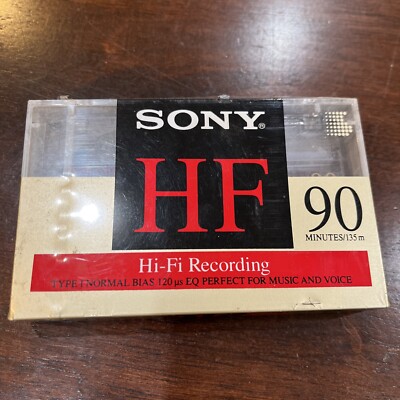 Sony HF 90 Normal Bias Blank Audio Cassette Tape New Sealed | eBay