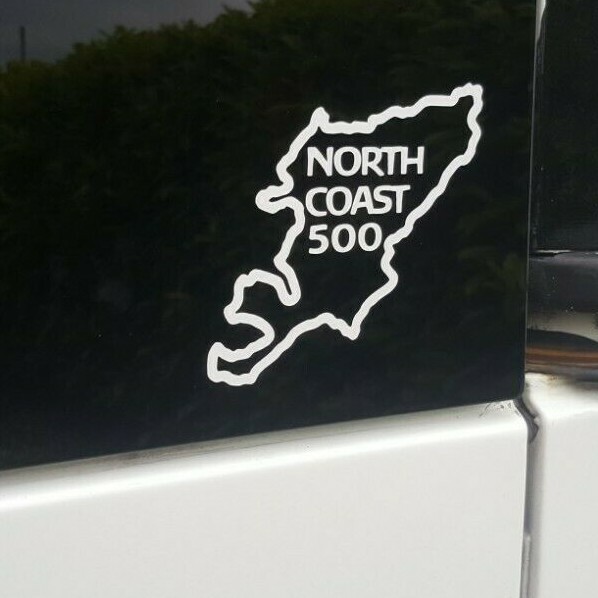 North Coast 500 NC 500 NC500 Route Travel Road Trip Vinyl Sticker Decal ...