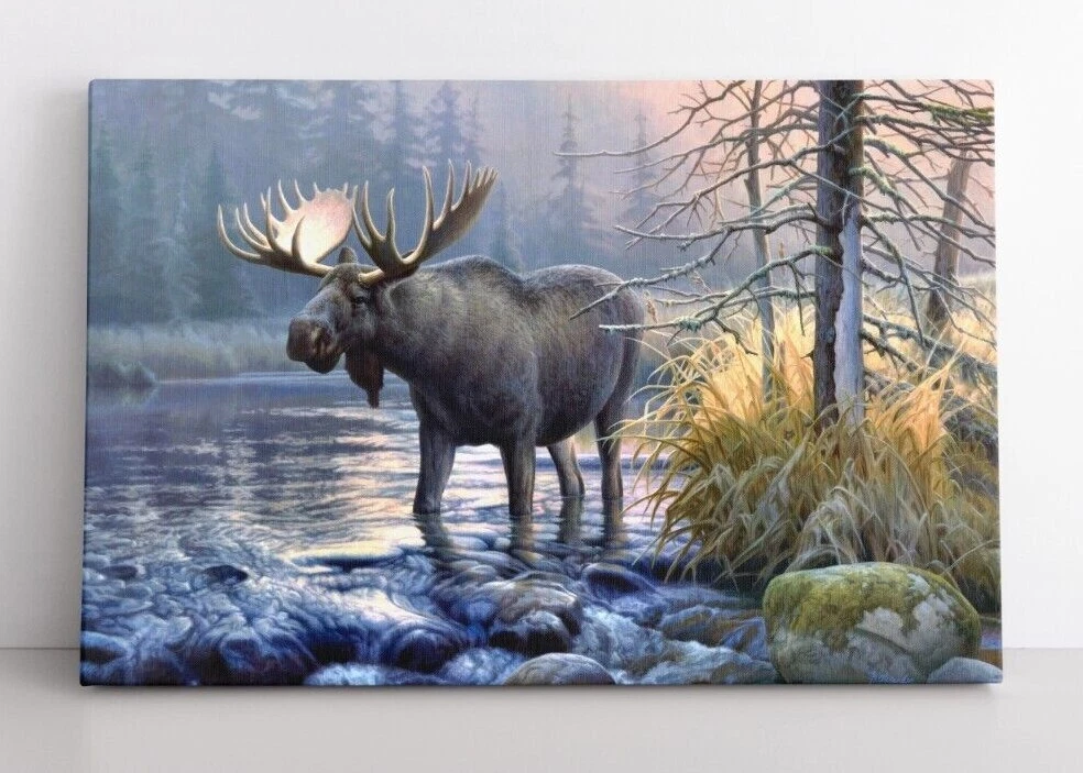 Moose Painting
