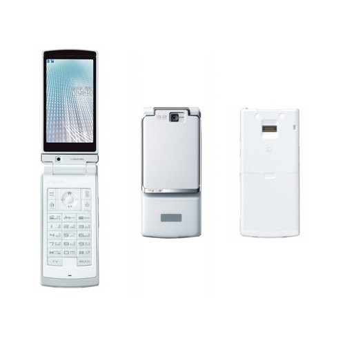 Used Rare Fujitus DoCoMo FOMA F905i White Unlocked Rotating Screen 3G ...