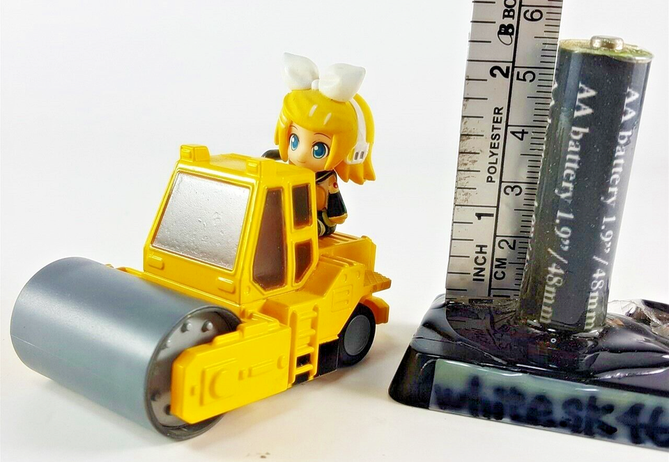 Vocaloid Rin Kagamine Road roller Nendoroid Plus Pullback Car Figure ...