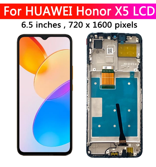 For Honor X5 VNA-LX2 6.5" LCD Display Touch Digitizer Screen ...