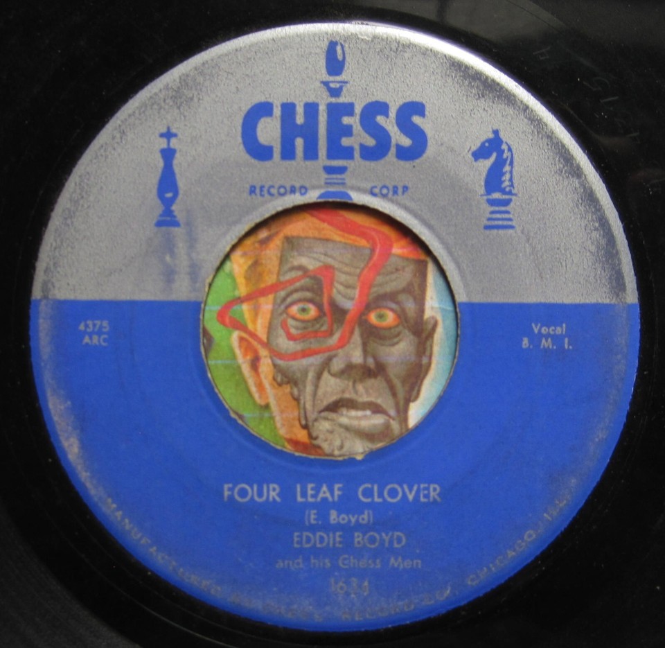 HEAR Eddie Boyd 45 Just A Fool / Four Leaf Clover CHESS R&B jump blues ...