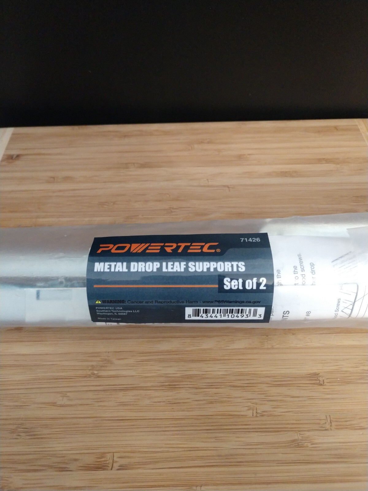 Set of 2 Powertec metal drop leaf supports | eBay