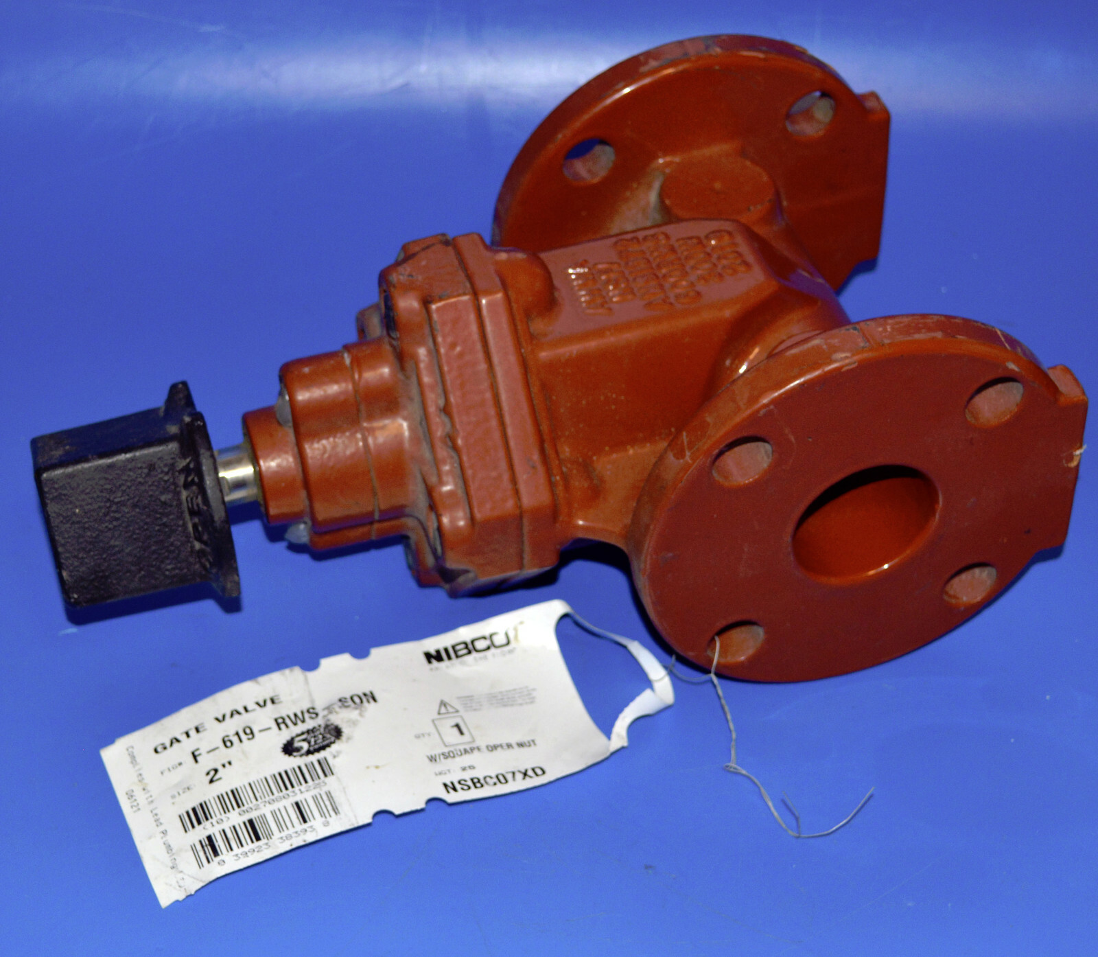 NIBCO - F-619-RWS-SON Gate Valve Size 2” Square Operating Nut 2-1/2 ...