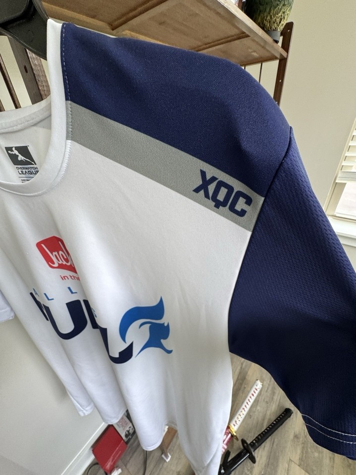 xQc Overwatch League Dallas Fuel Jersey RARE inaugural Season AWAY ...