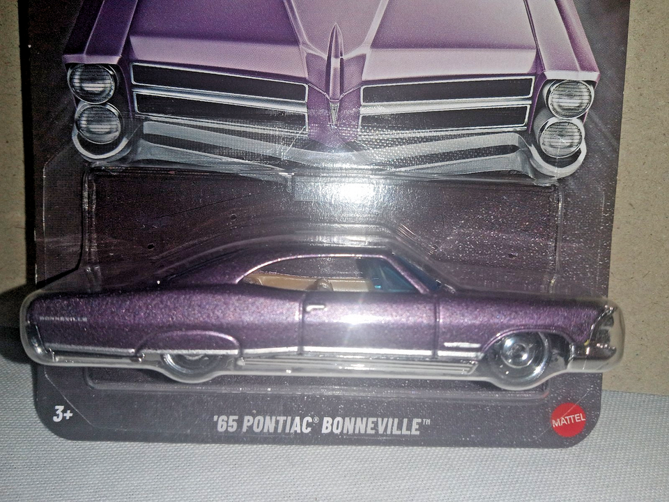 Hot Wheels Silver Series '65 Pontiac Bonneville Purple Diecast 1:64 ...