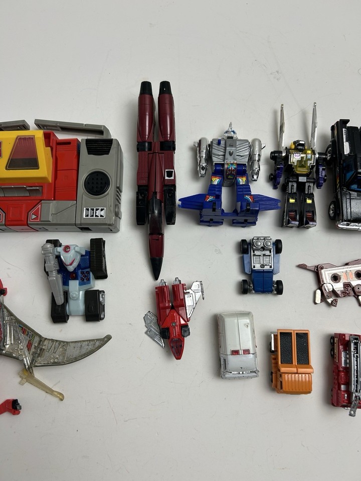 Transformers G1 & Gobots Original Vintage Parts And Pieces Junk Lot | eBay