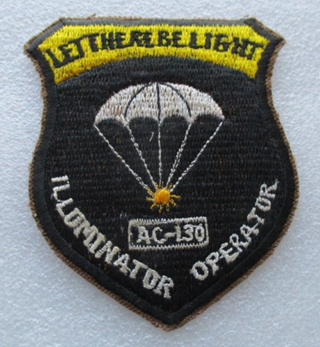 U.S. AIR FORCE USAF GUN SHIP AC130 SPECTRE LET THERE BE LIGHT Vtg Orig ...