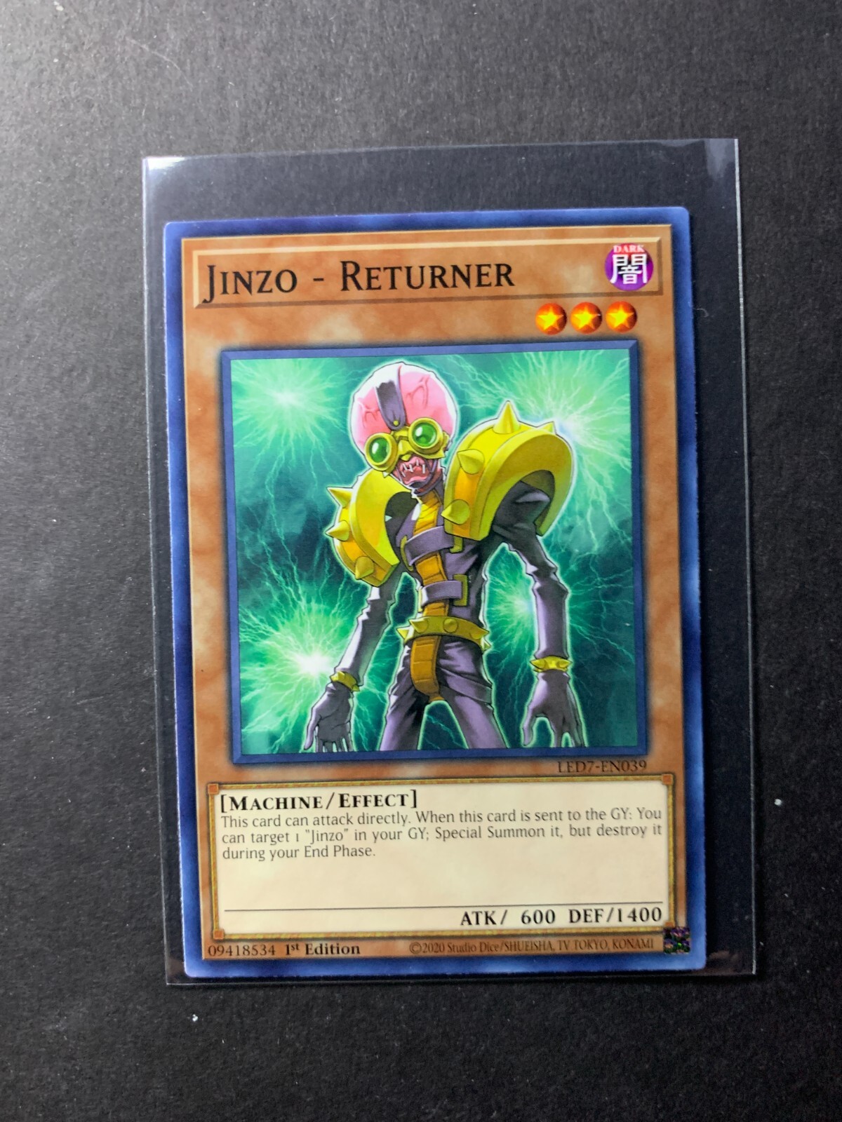 Yugioh - Jinzo - Returner (Common) (1st Edition) - LED7-EN039 (P) | eBay