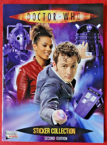 Doctor Who Sticker Guide Second Edition. David Tennant cover (unused ...