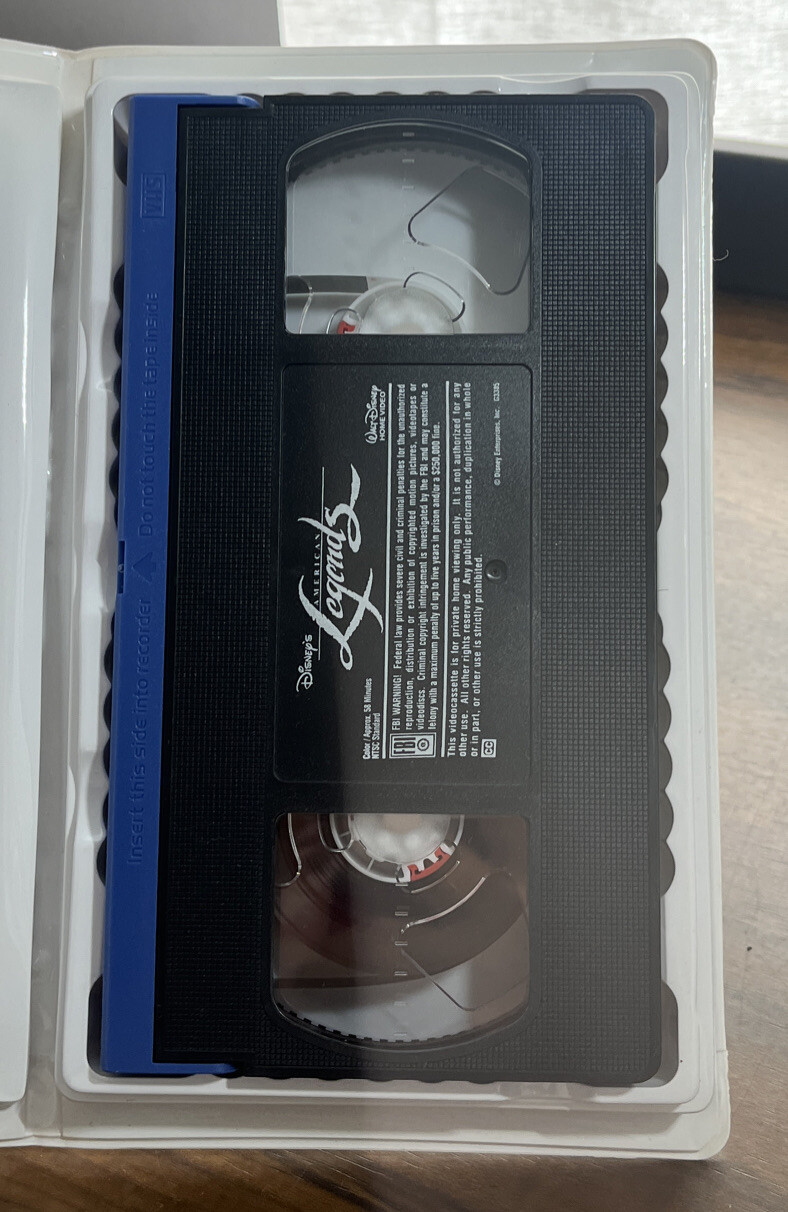 Disney's American Legends (VHS, 2002) Paul Bunyan, John Henry, Johnny ...