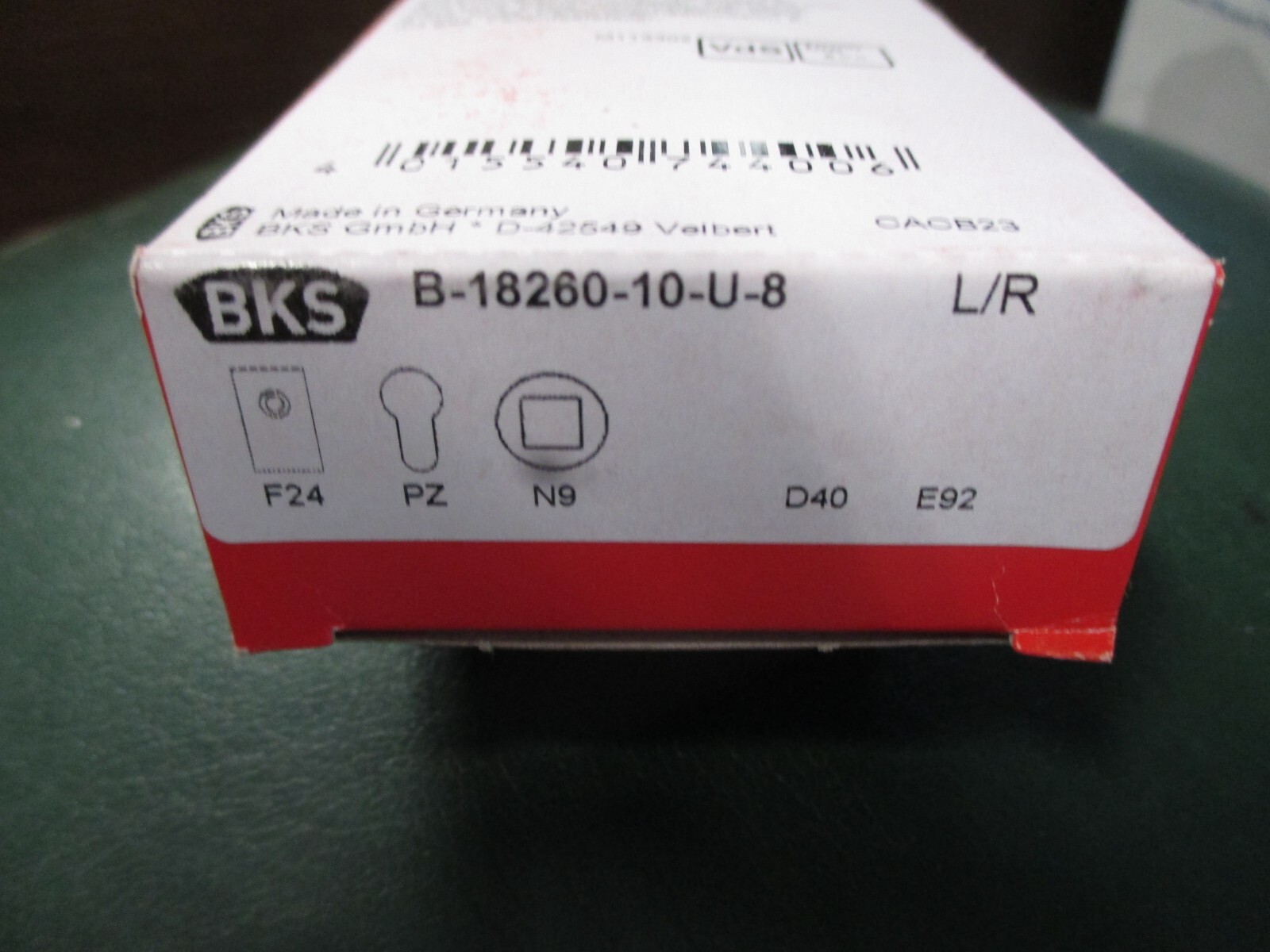 BKS 18260 Panikschloss E 1826 mit Fallenfeststeller 92 / 40 Stulp 24mm ...