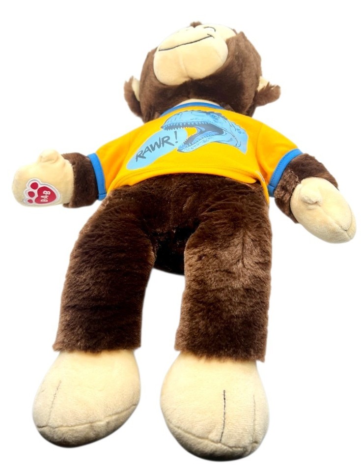 Build a Bear Plush Brown Monkey 18" Stuffed Animal Chimp Tail RAWR ...