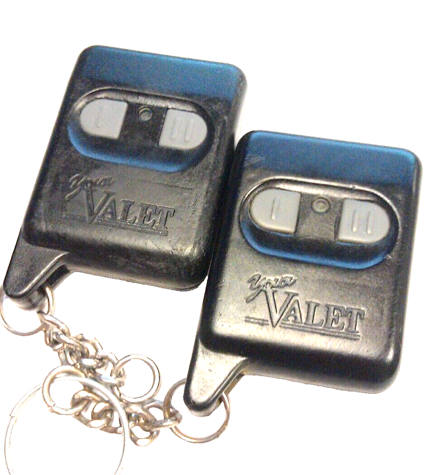 2 YOUR VALET Keyless Entry Remote Control Fob 2-Button DEI Alarm 471T ...