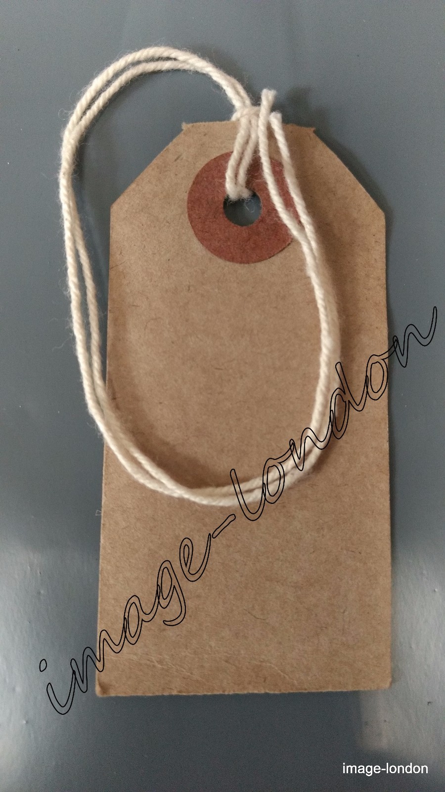 Manila Brown Buff Strung Tie On Tags Labels Retail Luggage tags with ...