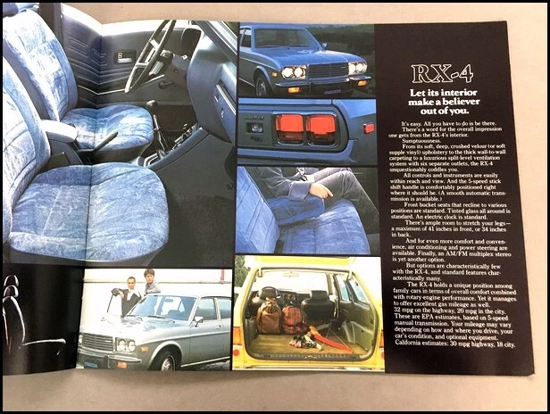 Mazda Rx4 Interior