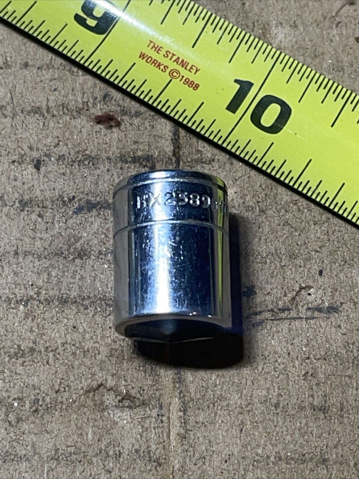 Wizard USA HX2589 1/2 In SAE 1/4” Drive 6 Point Socket Indestro Vintage ...