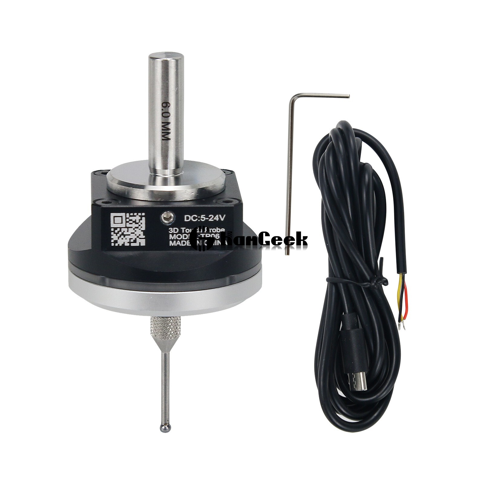 6mm-NC V6 3D Edge Finder Touch Probe CNC Probe Compatible with MACH3 ...