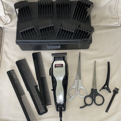 Wahl Precision MC2 Stainless Steel Black Adjustable Electric Hair ...