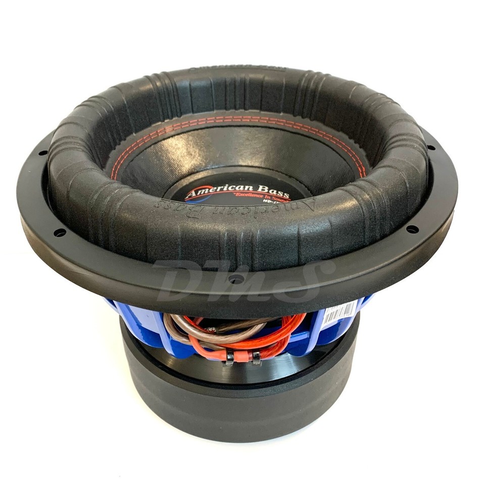 American Bass HD-12D2-V3 | 12 Inch 4000W DVC 2 Ohm Car Audio Subwoofer ...
