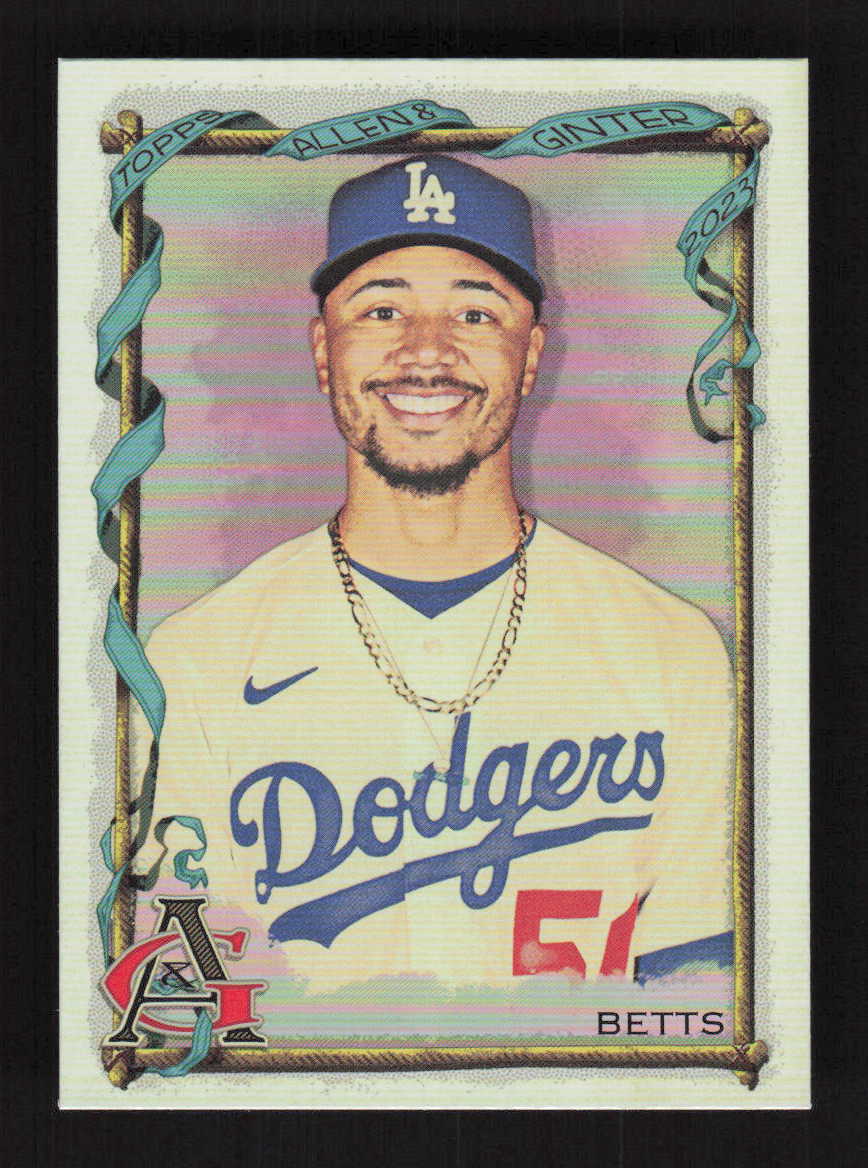Mookie Betts 2023 Allen & Ginter Silver Portrait Hot Box Dodgers #65 | eBay