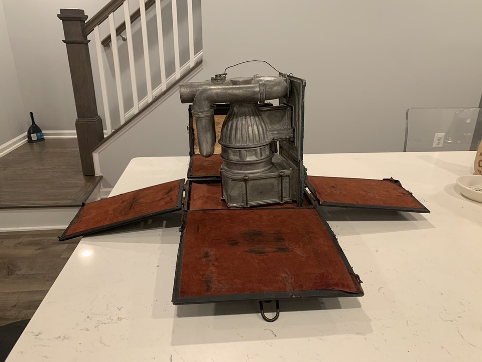ORIGINAL Antique Salesman Sample Majestic Furnace With Case Extremely ...