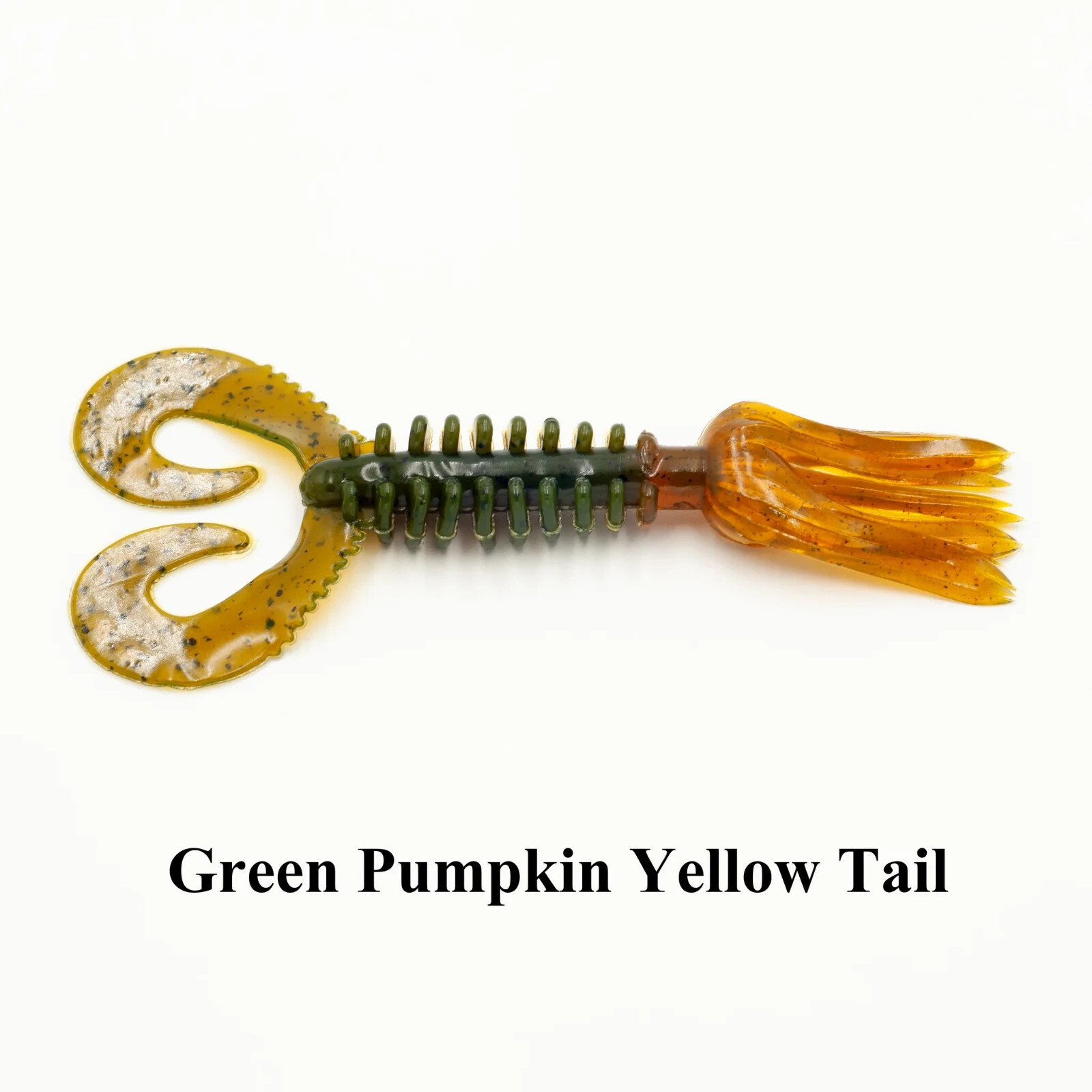 Zipper Worm Co. 4" Spider Grub 1 LB. of baits (approx. 80 baits) -3 ...