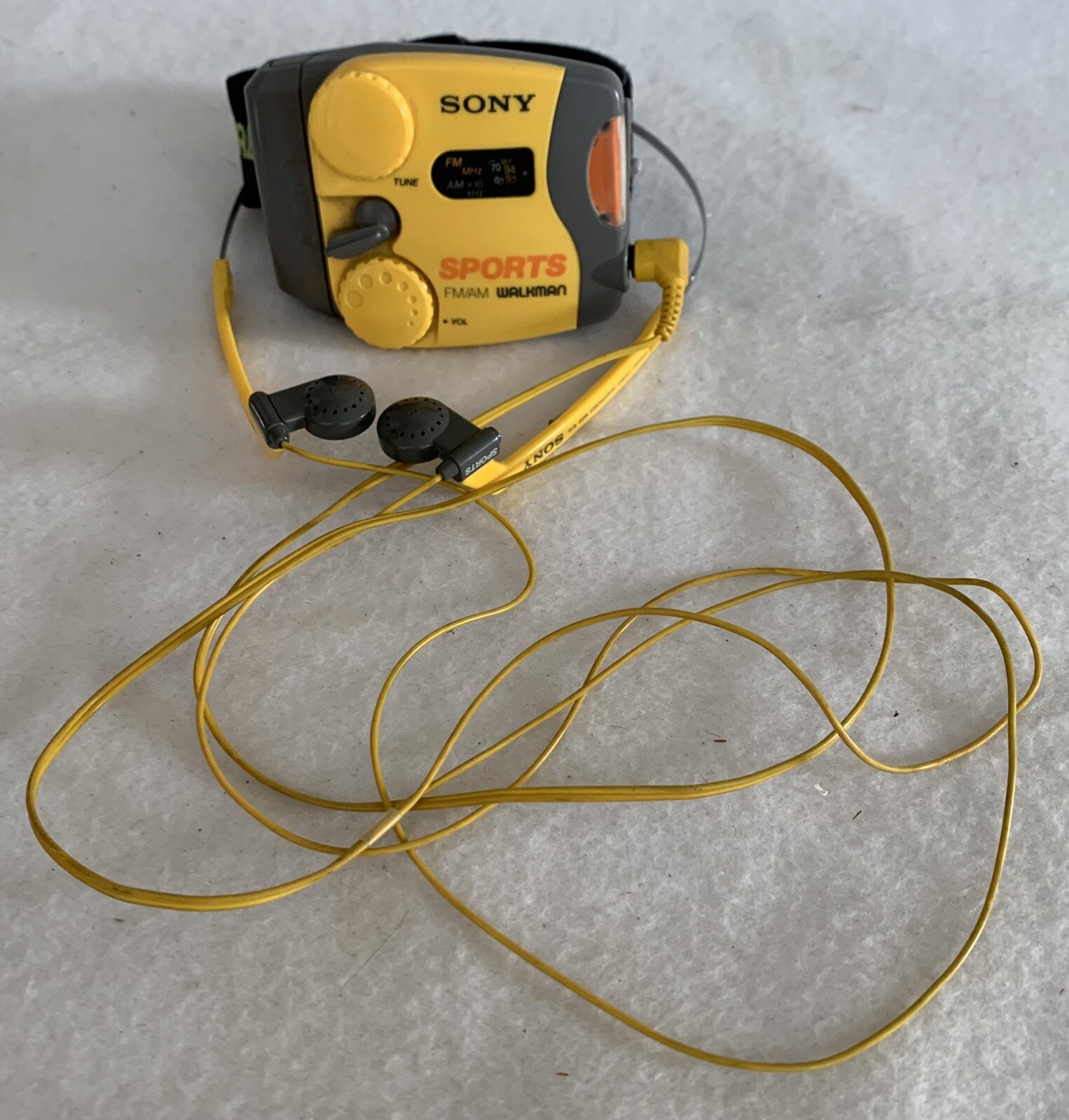 Original Sony Walkman Yellow