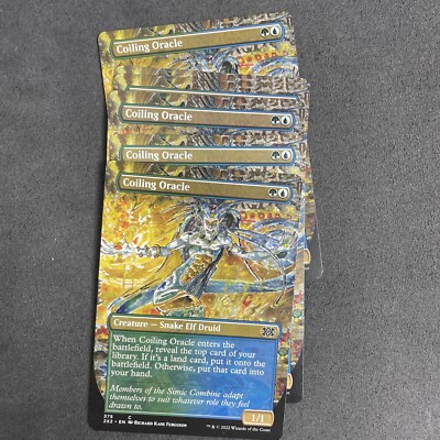 MTG Coiling Oracle Borderless Regular #375 Double Masters 2022 NM/M | eBay