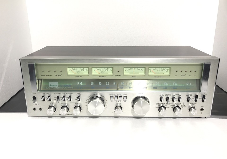 SANSUI G 22000 Stereo Receiver 220+220 Watts RMS Vintage 1978 Working ...