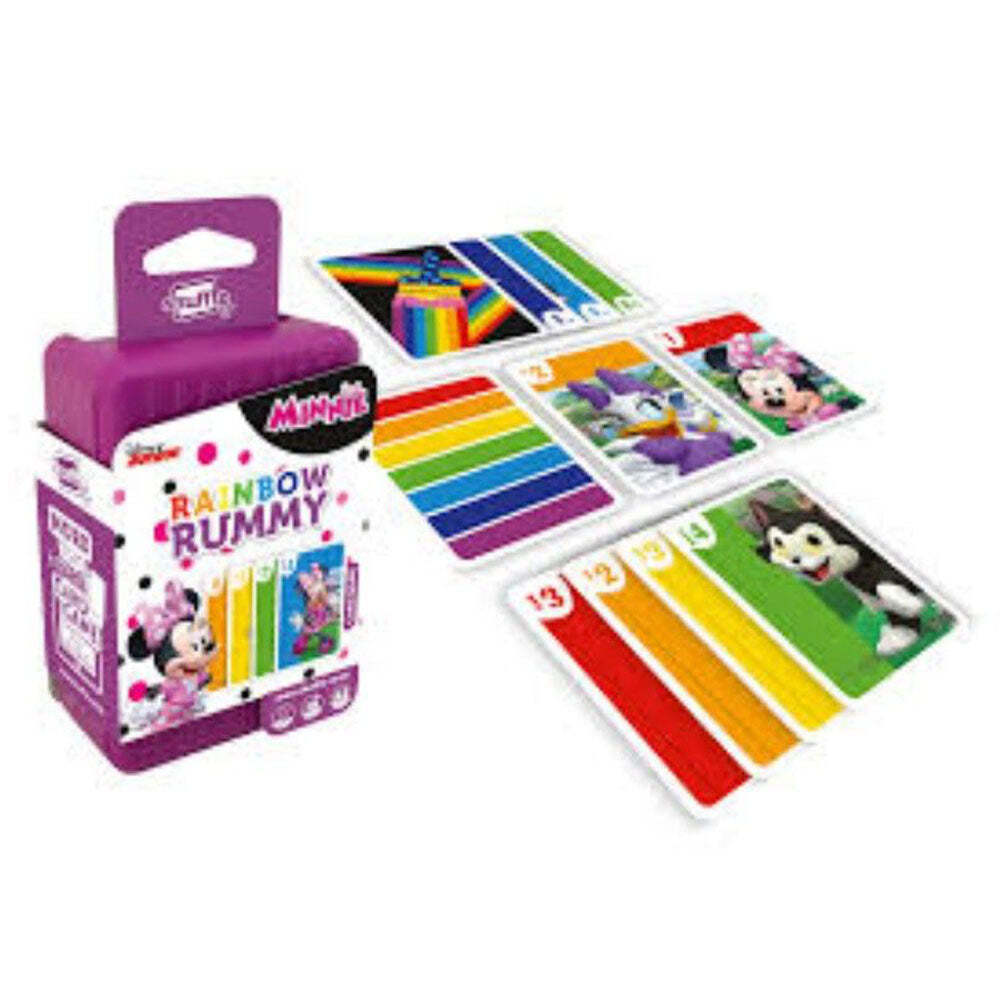 Shuffle Disney Minnie Mouse Rummy Correctly Guessing Card Game Players ...