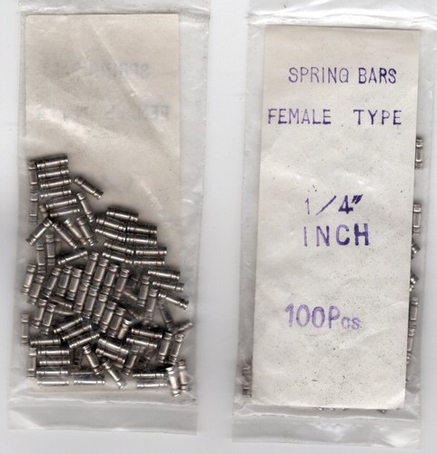 1/4" FEMALE SPRING BARS 100, 50, 20, 10, 2 Pieces | eBay