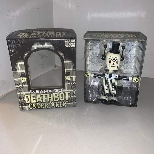 Gama-Go Deathbot Undertaker Wooden Robot Toy, Dave Higgins Ningyoushi R ...