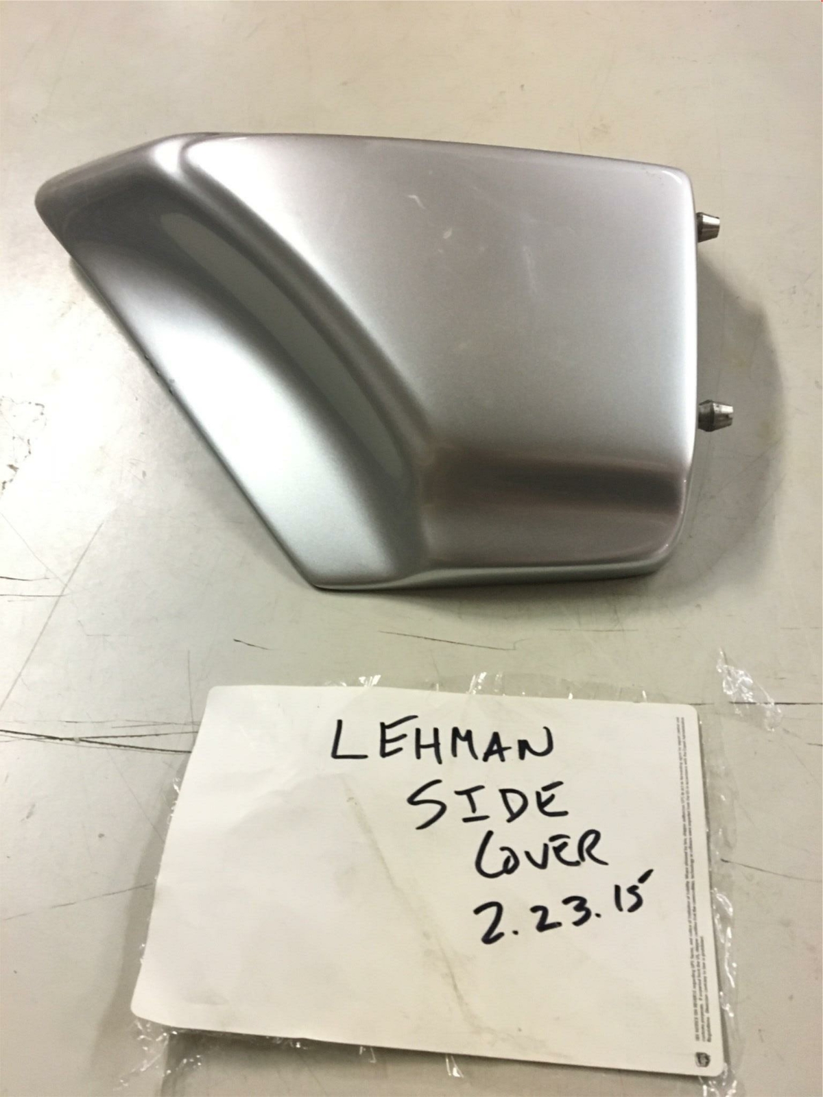 LEHMAN TRIKE SIDE PANEL COVER Silver Harley Renegade Raider Tri Glide ...