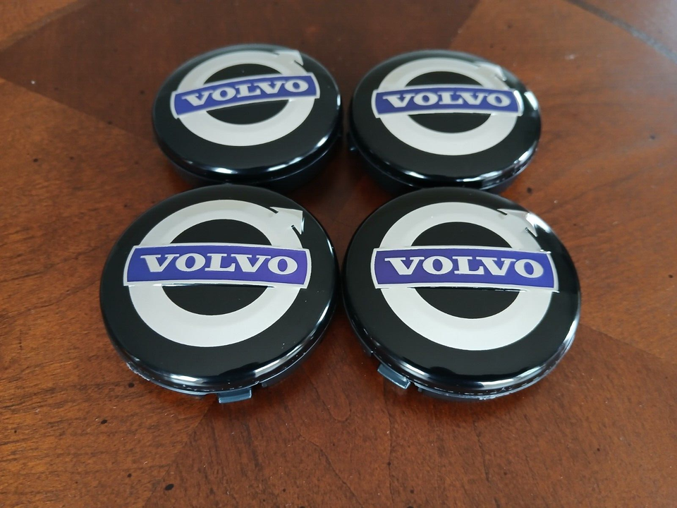 Volvo Silver Center Cap Set 31400452 S60 V70 XC70 S80 XC90 XC60 S40 V50 ...