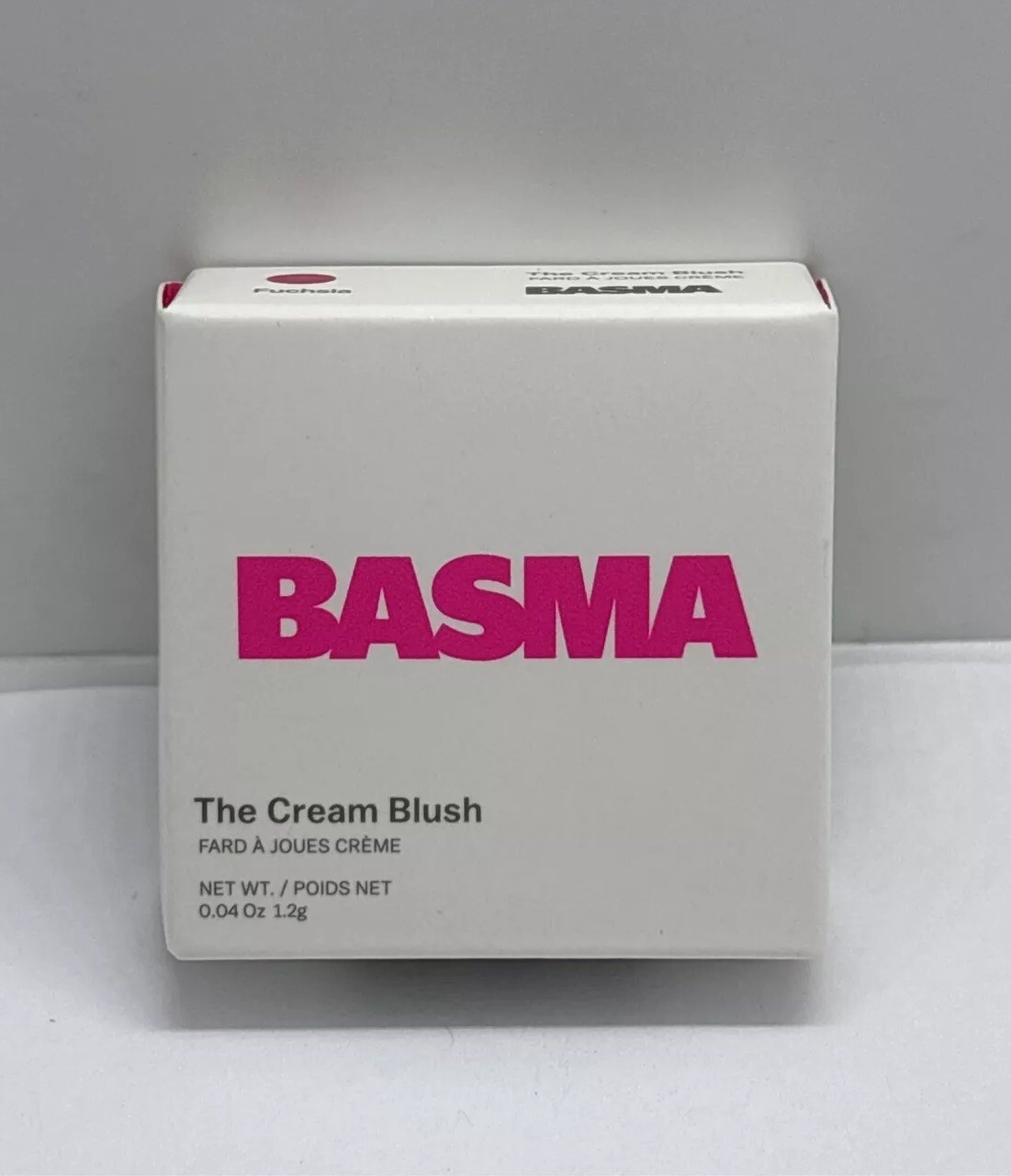 New NIB BASMA Beauty The Cream Blush FUCHSIA Travel Size Mini 1.2g/0 ...