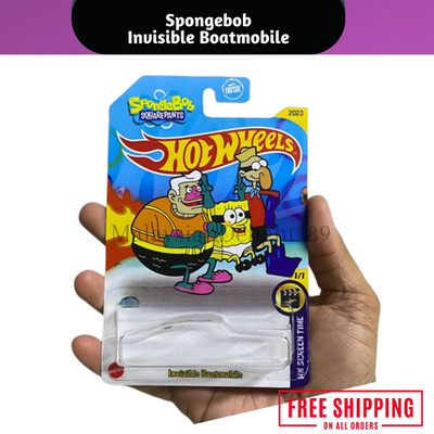Custom Display Card – Spongebob Invisible Boatmobile (Not Official HW ...