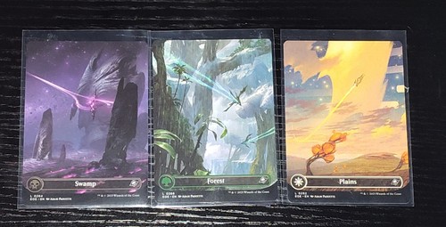 MTG Borderless Land Cards Edge Of Eternities Set | eBay