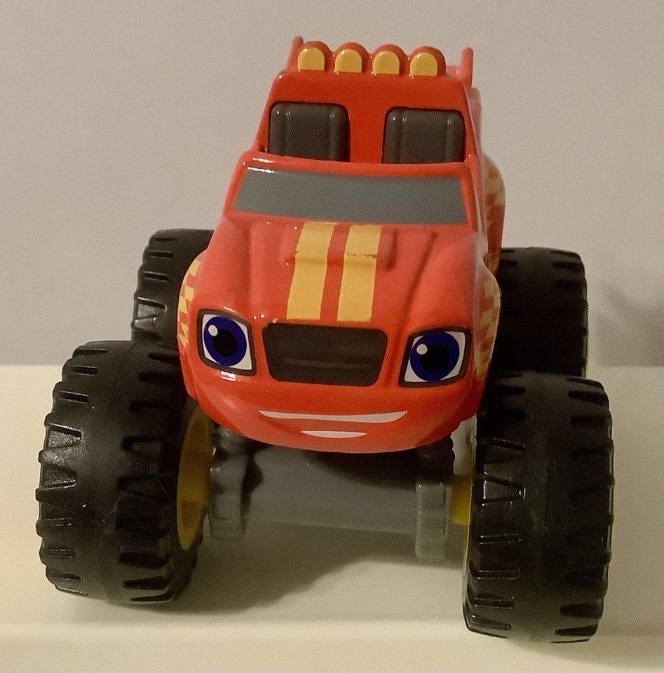 BLAZE AND THE MONSTER MACHINES DIE CAST RACING FLAG BLAZE FISHER PRICE ...