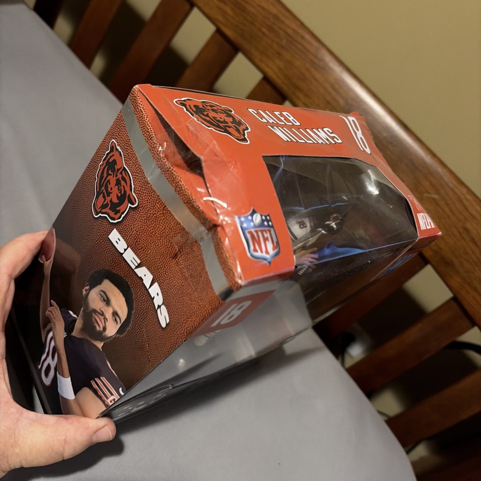 McFarlane 2024 CALEB WILLIAMS CHASE PLATINUM 7" Chicago Bears Damaged ...
