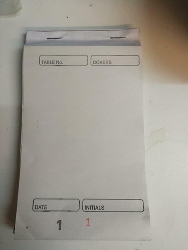 Bar Order Pads Duplicate with carbon PAD 30 Restaurant Bar x BOX 100 | eBay