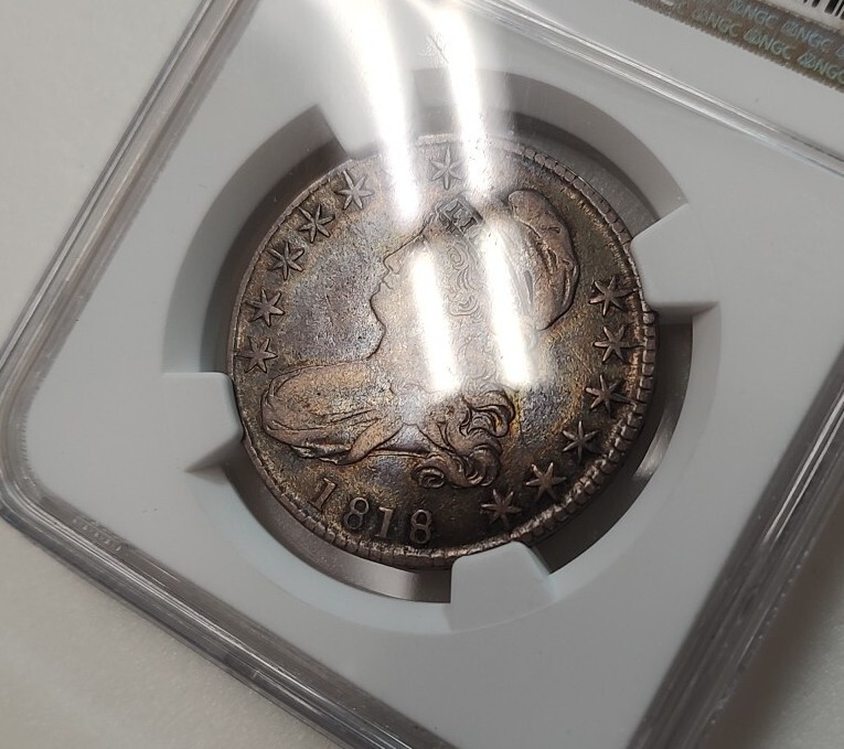 1818 Capped Bust Half Dollar NGC VF30 Beautifully Toning! #2658431-007 ...