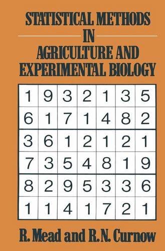 Statistical Methods in Agriculture and Experimental Biology (Cha ...